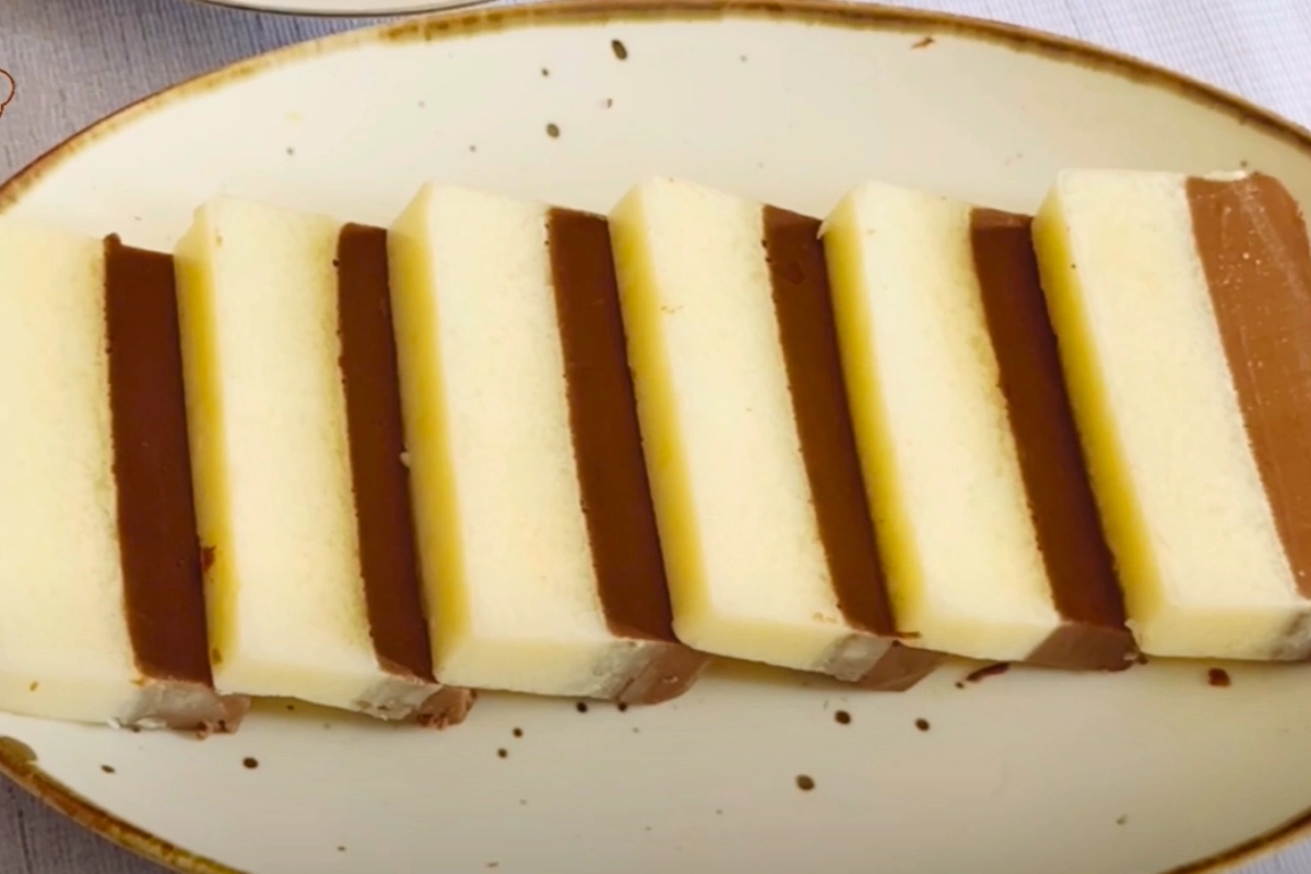 Two Layered Milk Pudding Recipe- Yummy Summer Dessert!