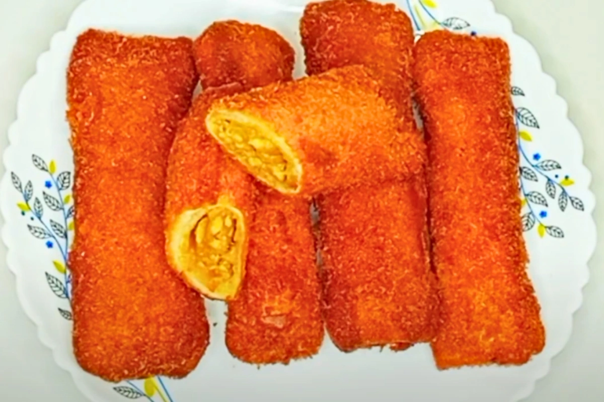 Homemade Chicken Bread Rolls || Crispy and Savory Delight!