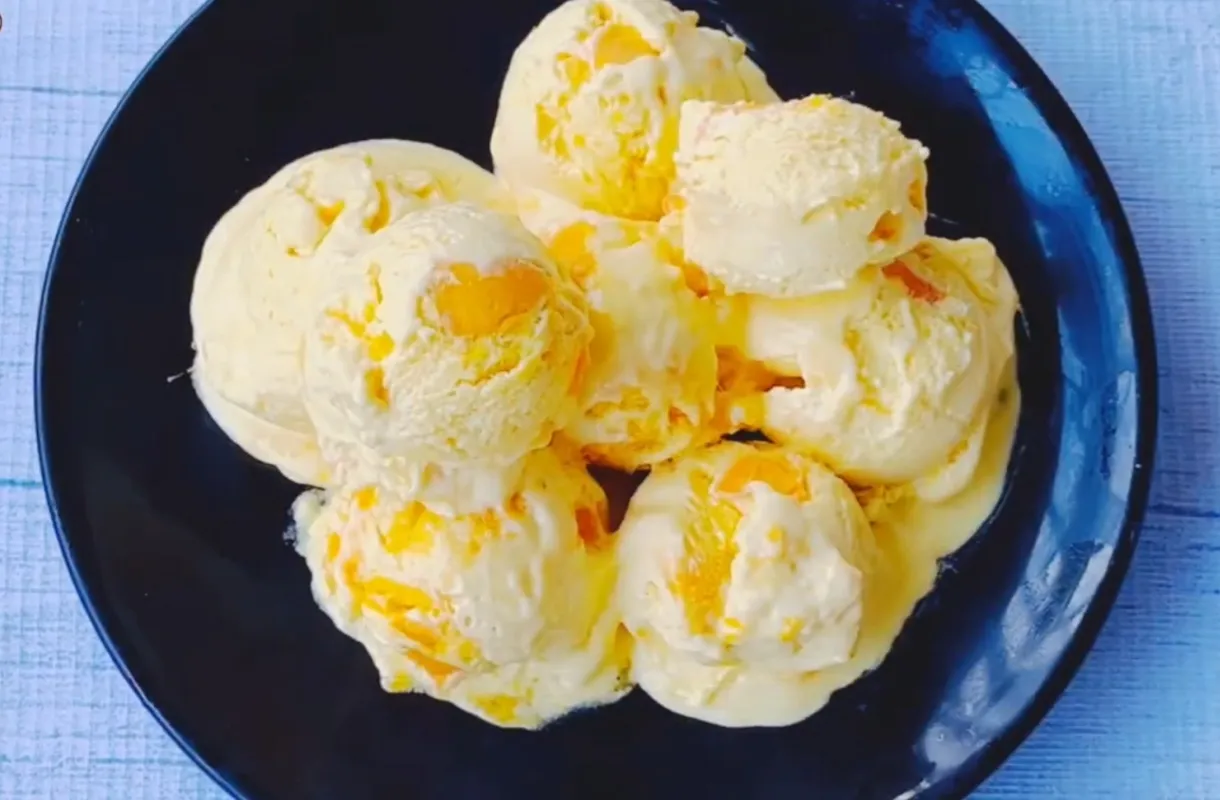 Tropical Mango Ice Cream Bliss: Step-by-Step Guide!